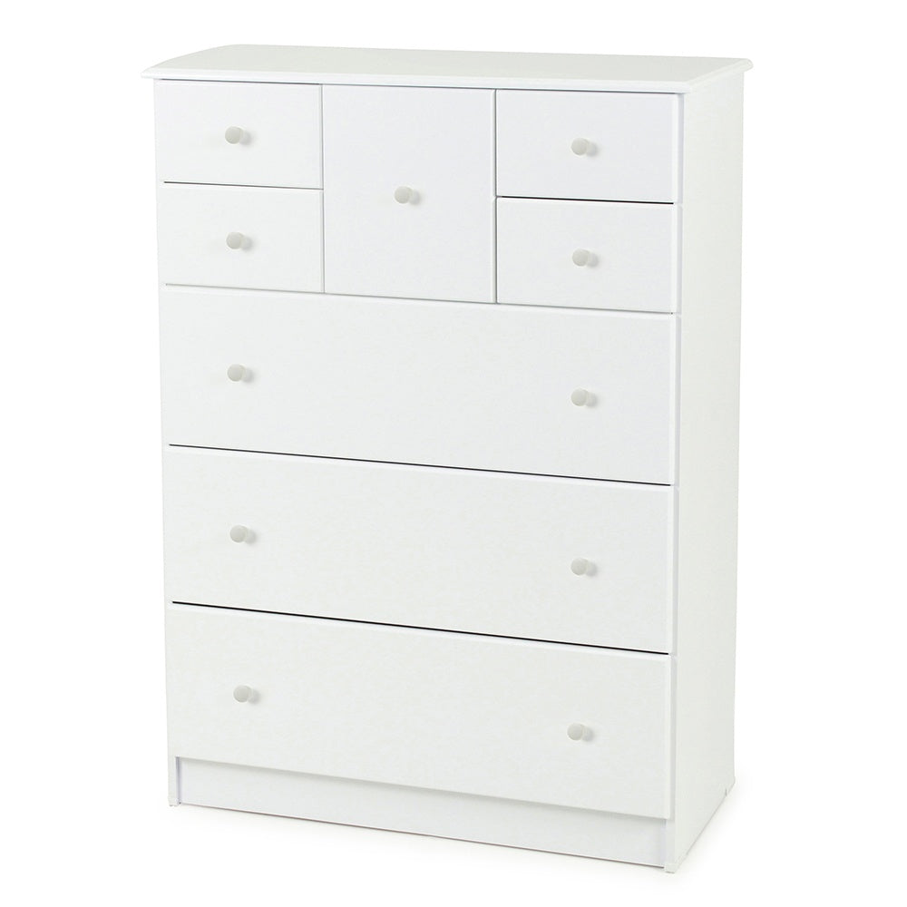 Kingston 8 Drawer Scotch Chest - White | SuperPrice Furniture