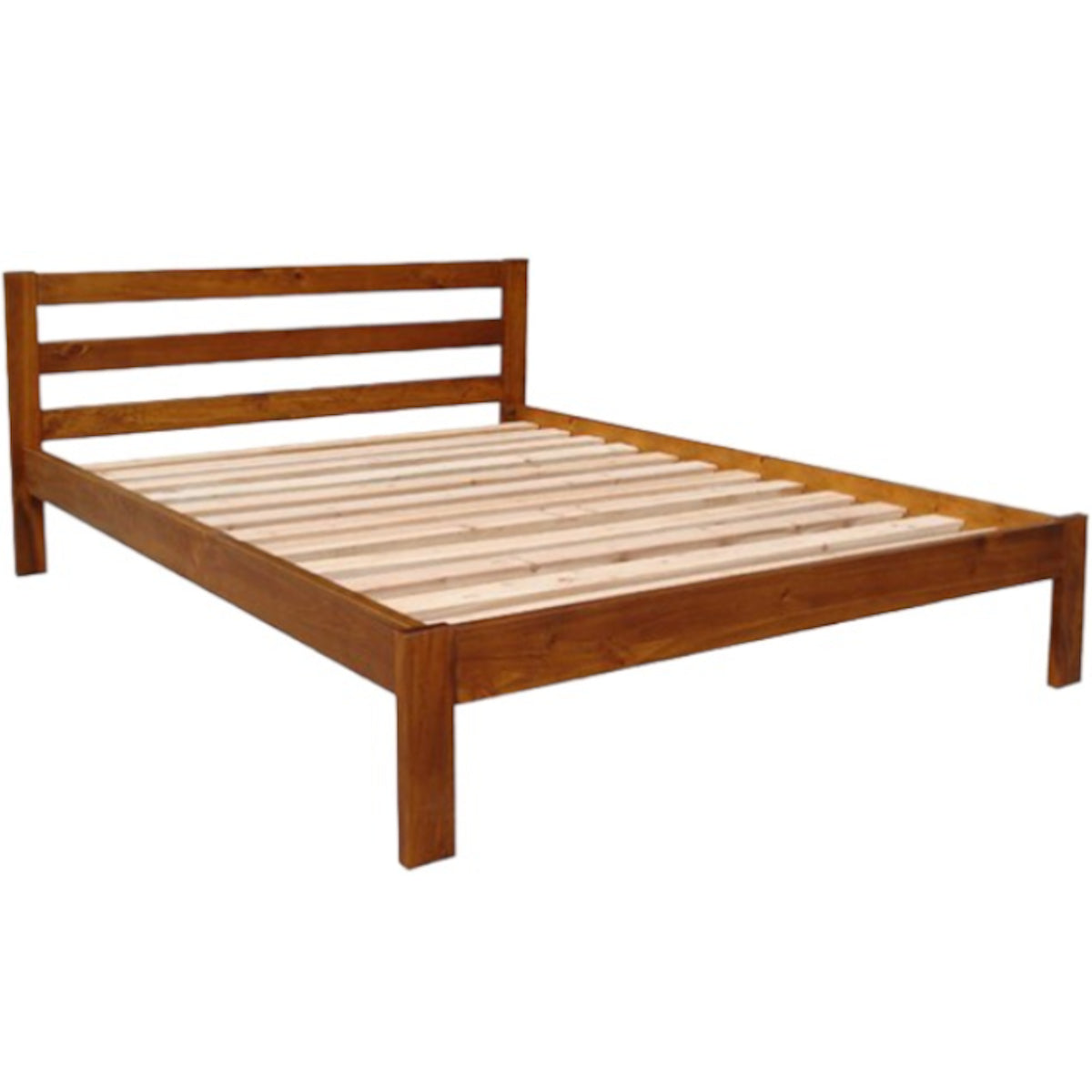 Gina Double Bed Frame Warm Honey | SuperPrice Furniture