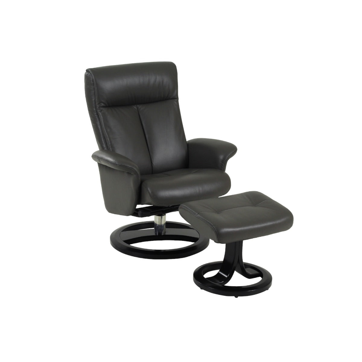 Geneva Leather Relax Chair Iron | SuperPrice Furniture