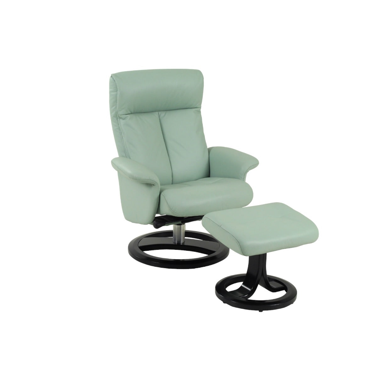 Geneva Leather Relax Chair Blue | SuperPrice Furniture