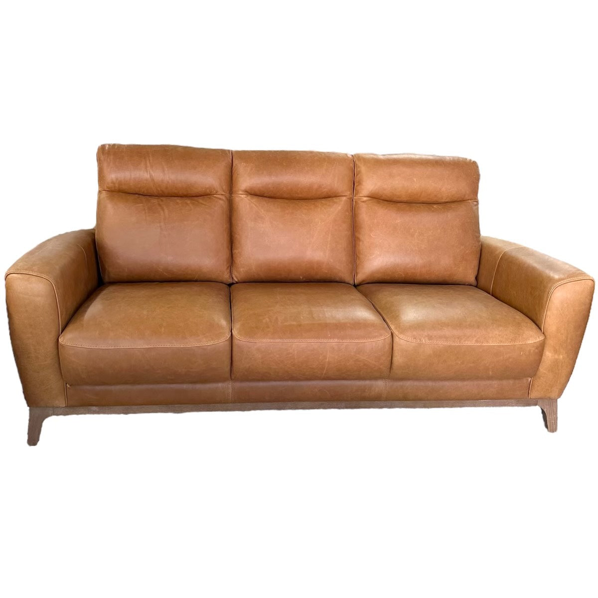 Franco 3 Seater Sofa Leather - CAT 18 Premium Leather | SuperPrice ...