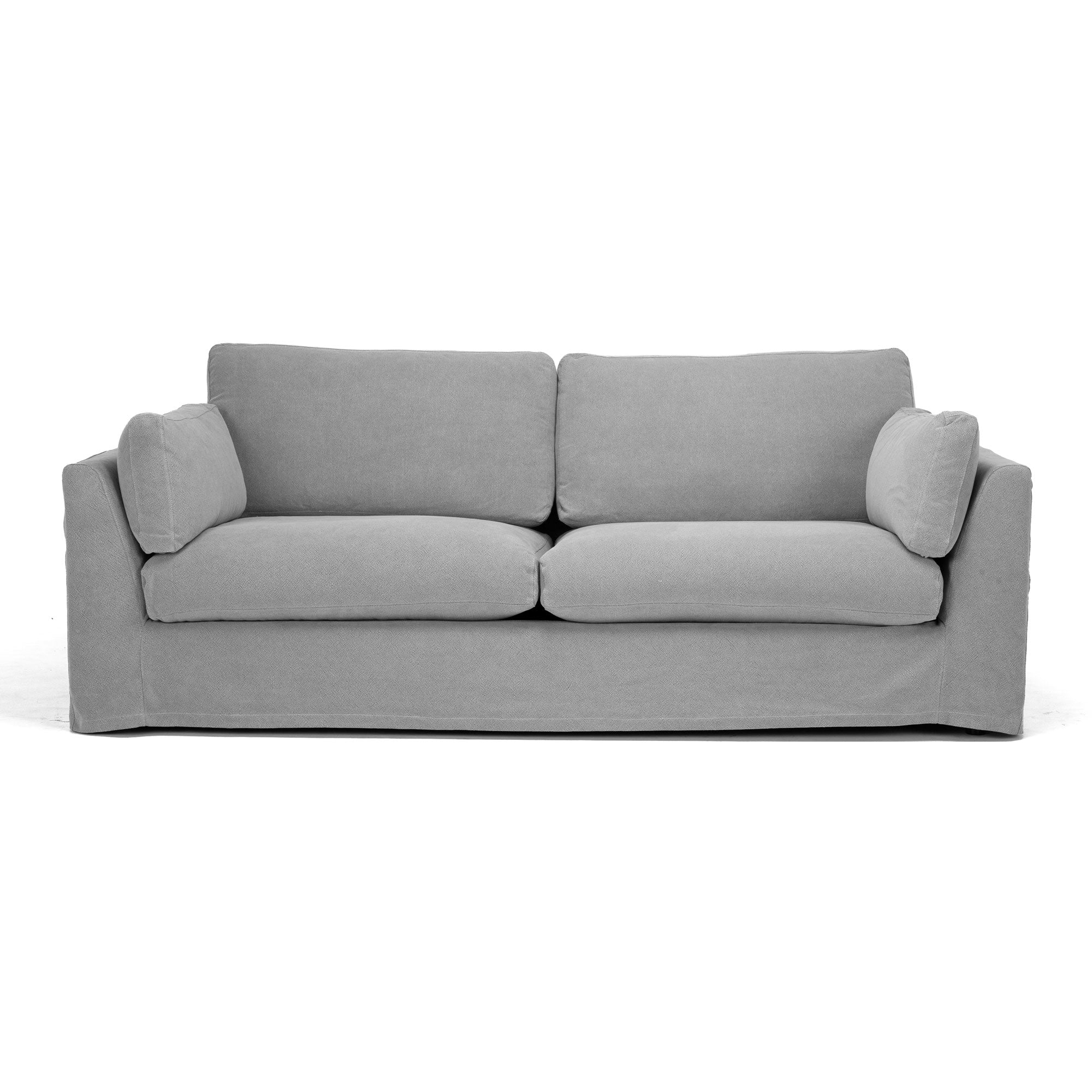 Carson Slipcover 3 Seater Sofa - Cement | SuperPrice Furniture