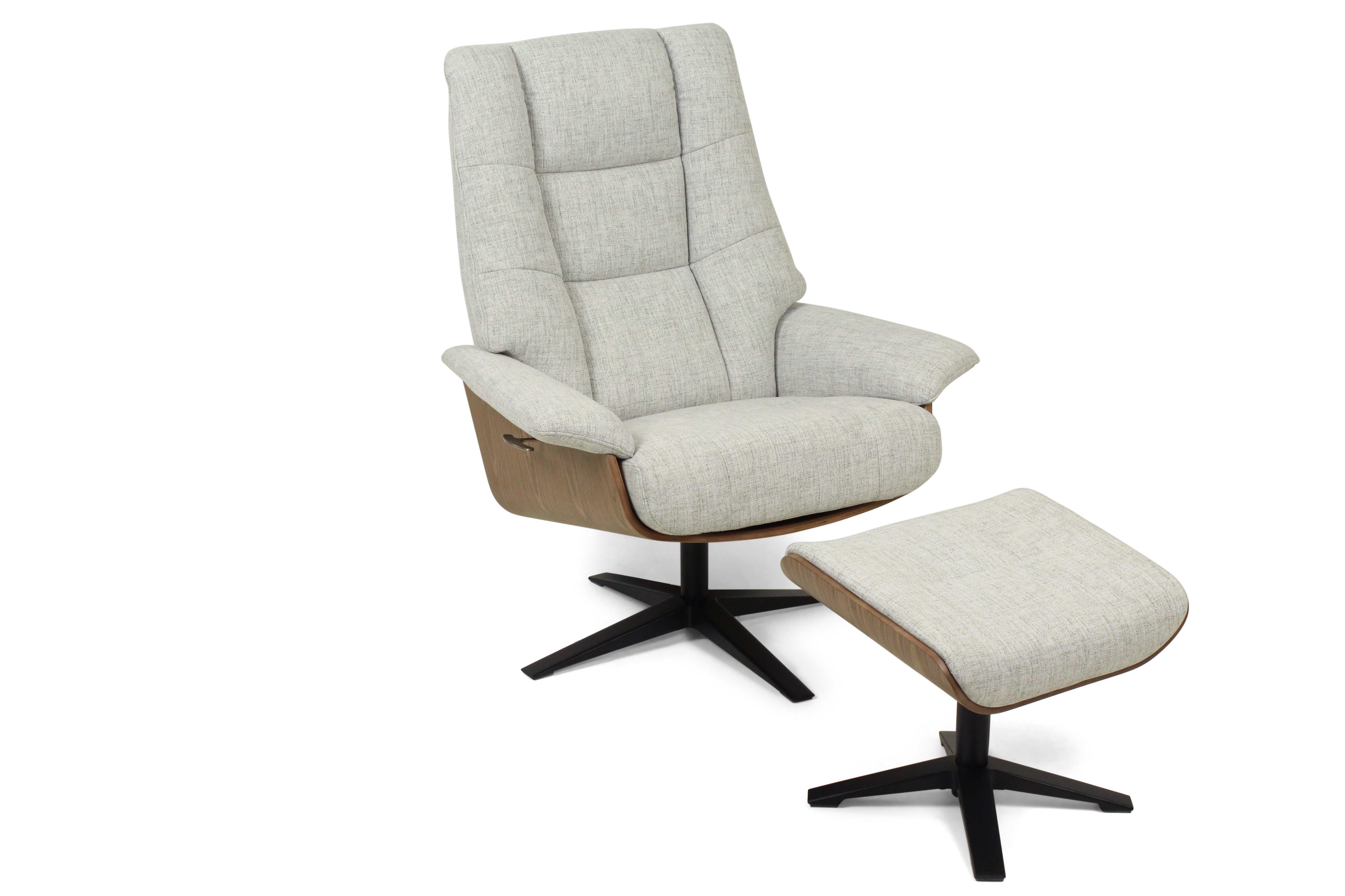 Hampton Relax Reclining Chair & Footstool - Fabric | SuperPrice Furniture