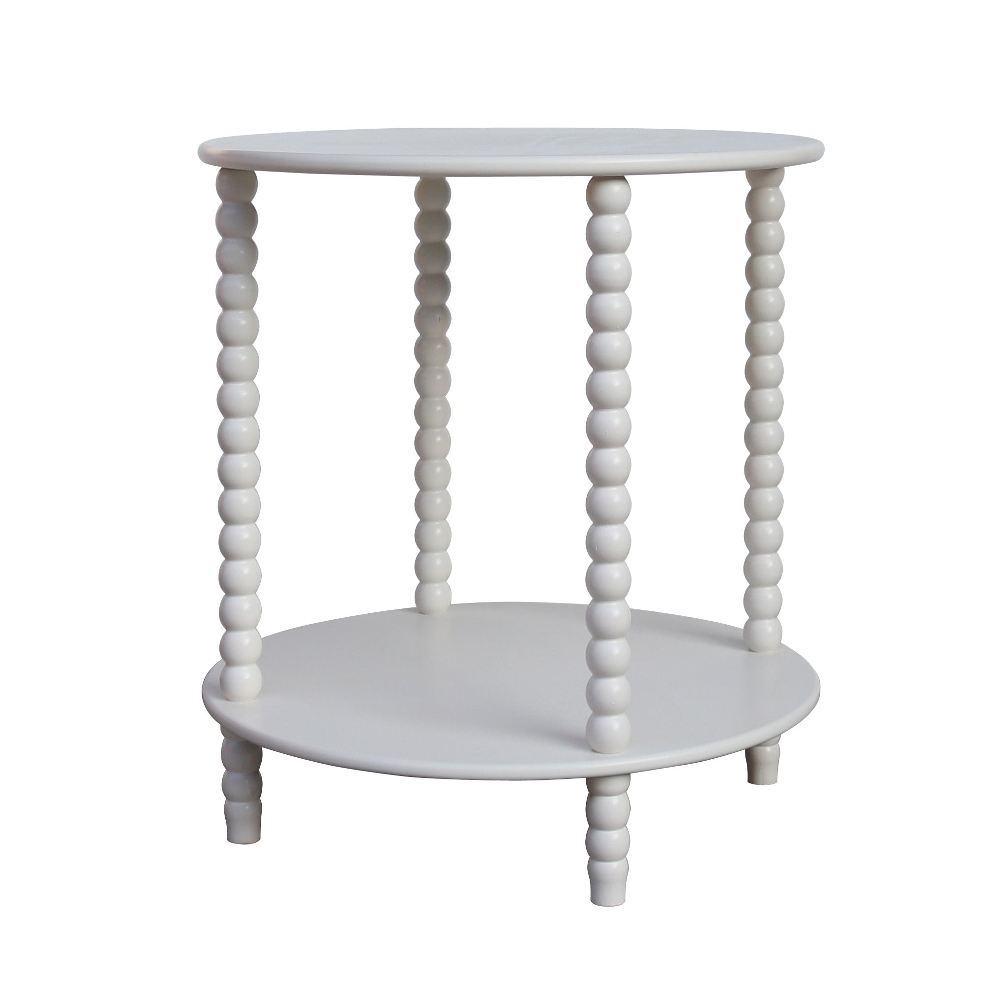Cyrus Turned Leg Side Table Round | SuperPrice Furniture