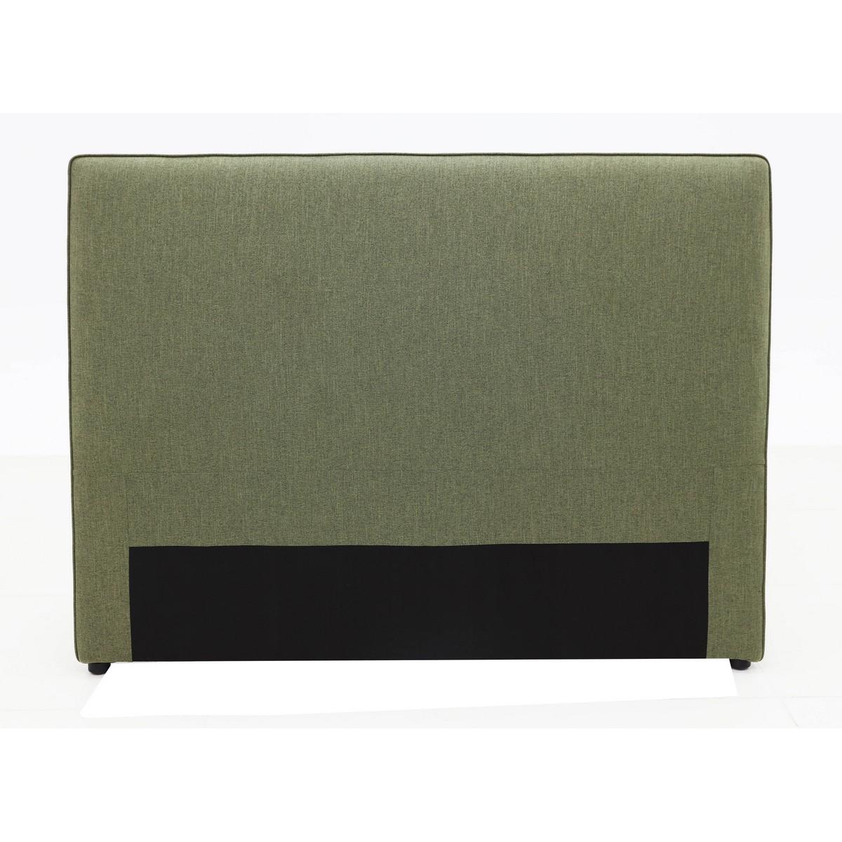 Vogue Piped Edge Double / Queen Headboard - Fabric Olive (FG8009 ...